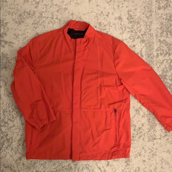 Theory | Jackets & Coats | Theory Coral Rain Jacket | Poshmark